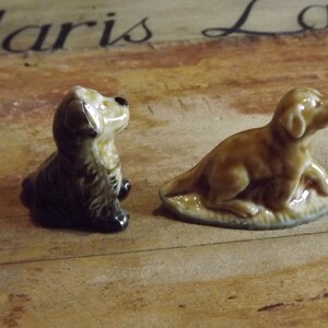 Vintage English WADE Porcelain Animals Figures - Set of 4 Miniatures ...