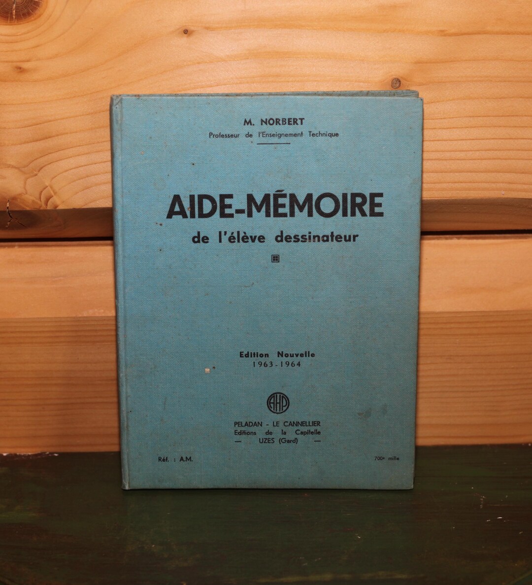Vintage French Book Aide-mémoire De L'élève Dessinateur 1963 M. Norbert ...