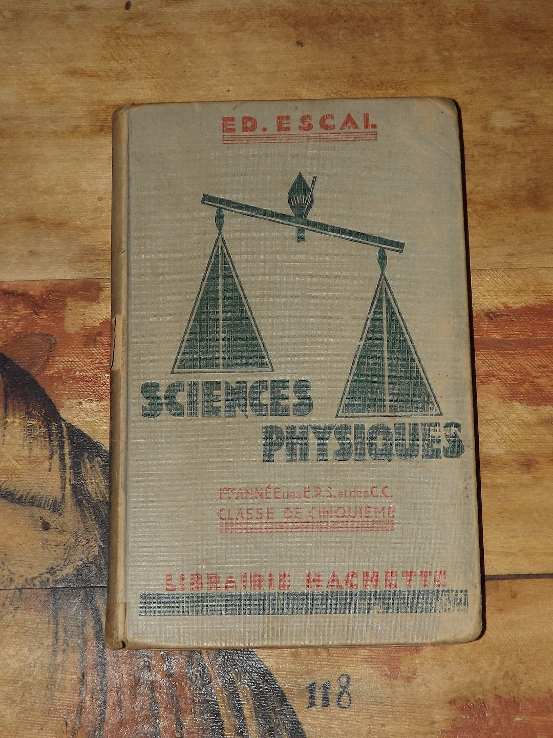 Vintage French Science Physics Book 1930s School Book Physique Chimie ...