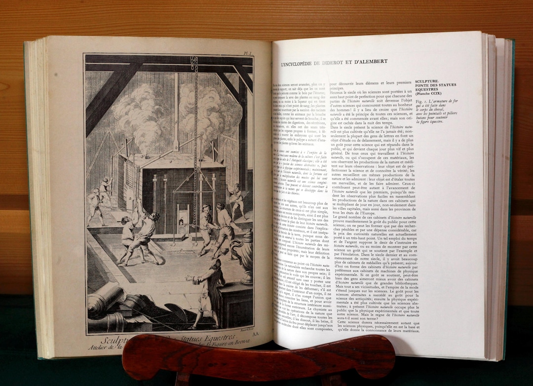 Vintage Book L'encyclopédie De Diderot Et D'alembert M to V ...