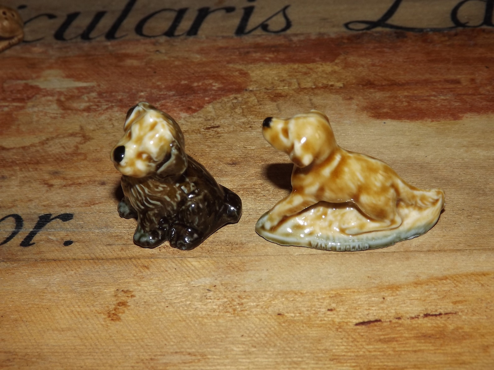 Vintage English WADE Porcelain Animals Figures Set of 4 | Etsy