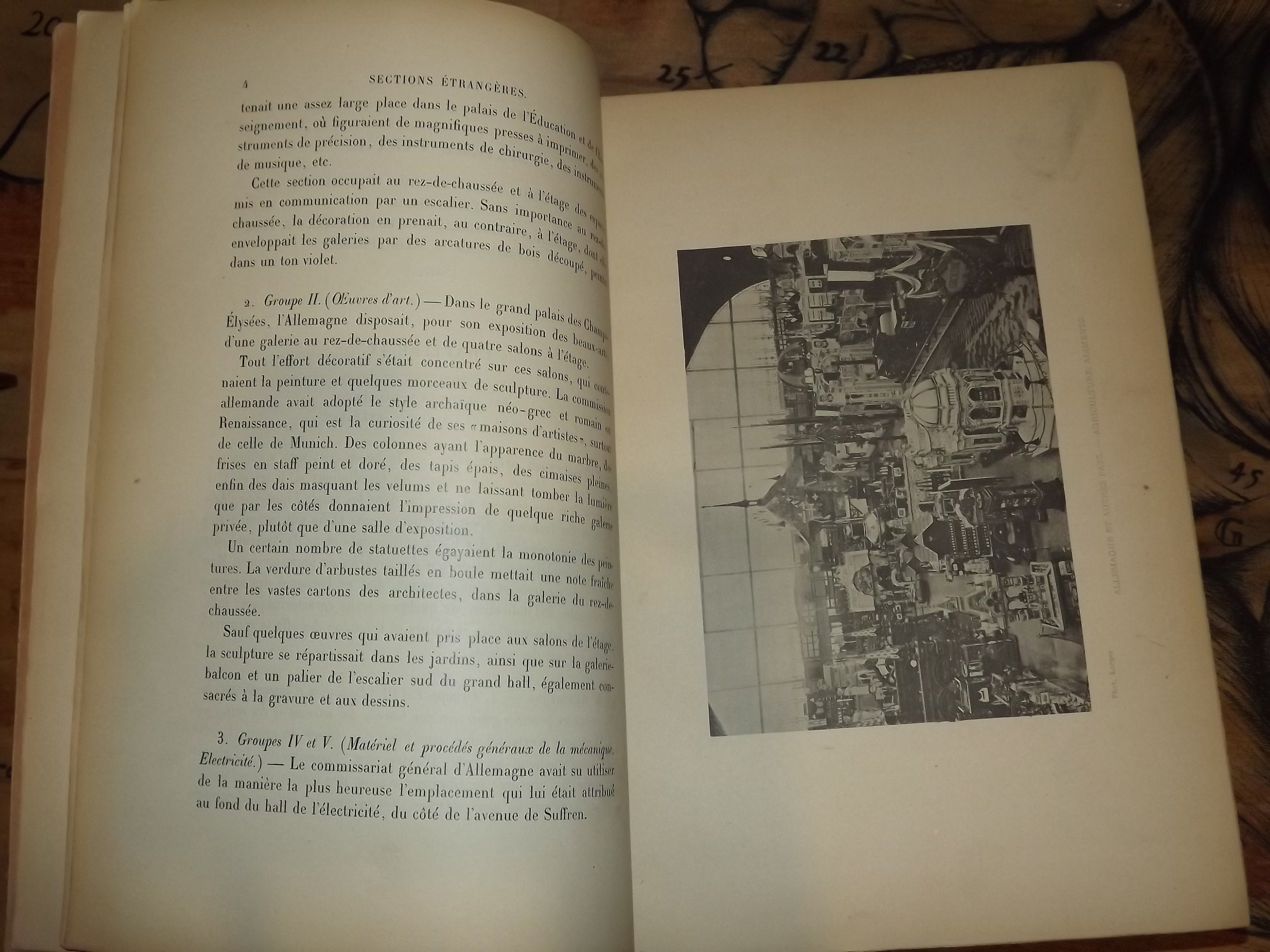 Rare Antique French Book 1900 Paris Great World Exhibition - Rapport ...