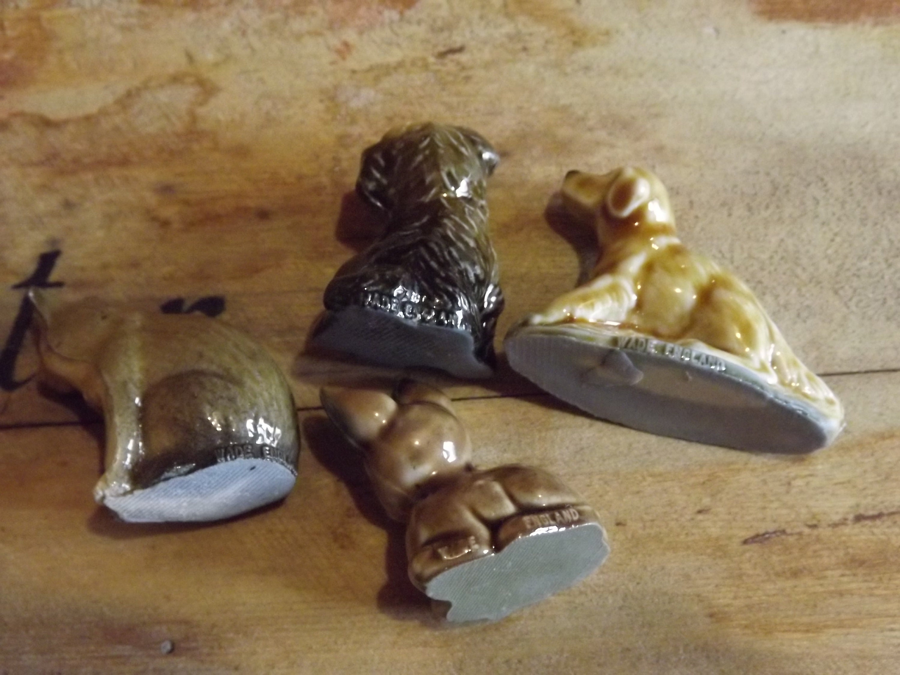 Vintage English WADE Porcelain Animals Figures Set of 4 | Etsy