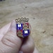 Set of 2 Vintage French Pins Badges - Brass Green WW2 Pin J.decat Vichy ...