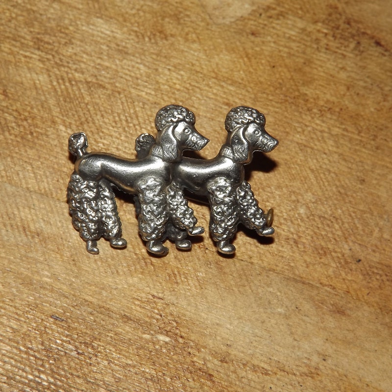 Poodle Brooch - Etsy