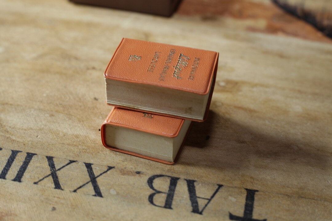 Vintage Set of 2 Lilliput Dictionary French-spanish - Dictionnaire ...