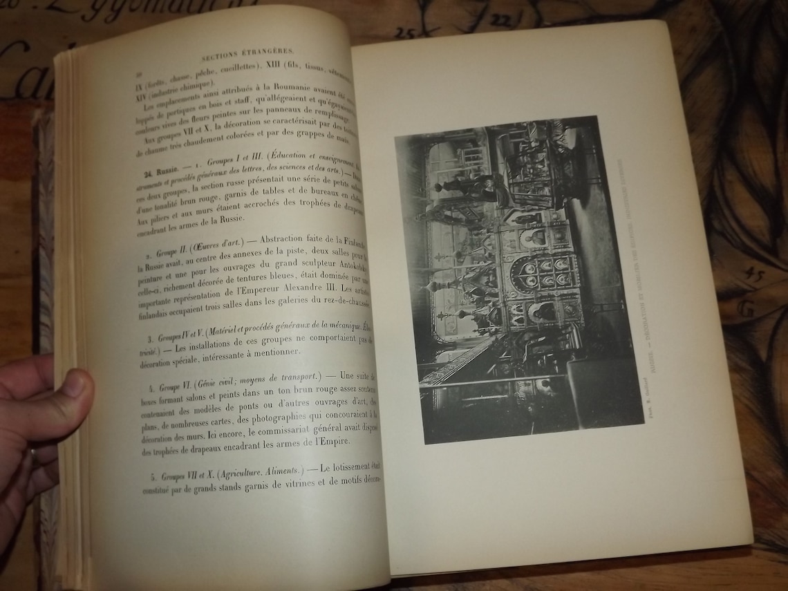 Rare Antique French Book 1900 Paris Great World Exhibition - Rapport ...