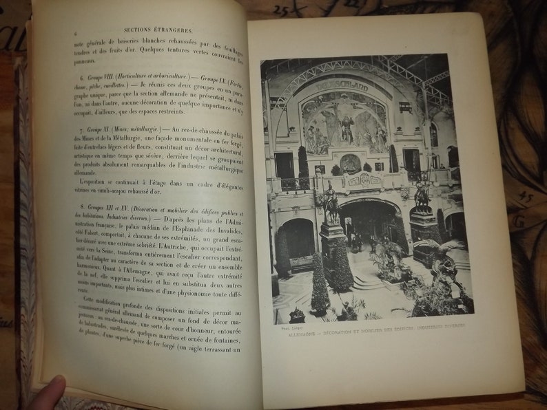 Rare Antique French Book 1900 Paris Great World Exhibition - Rapport ...