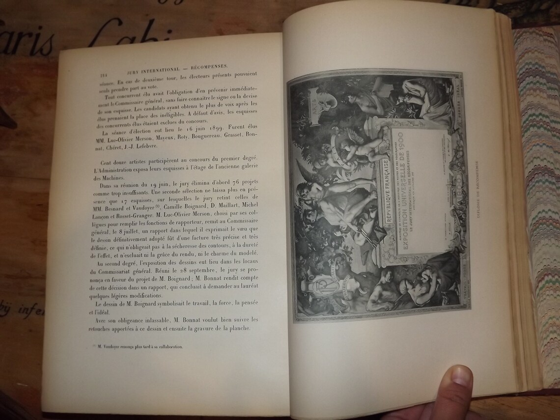 Rare Antique French Book 1900 Paris Great World Exhibition - Rapport ...