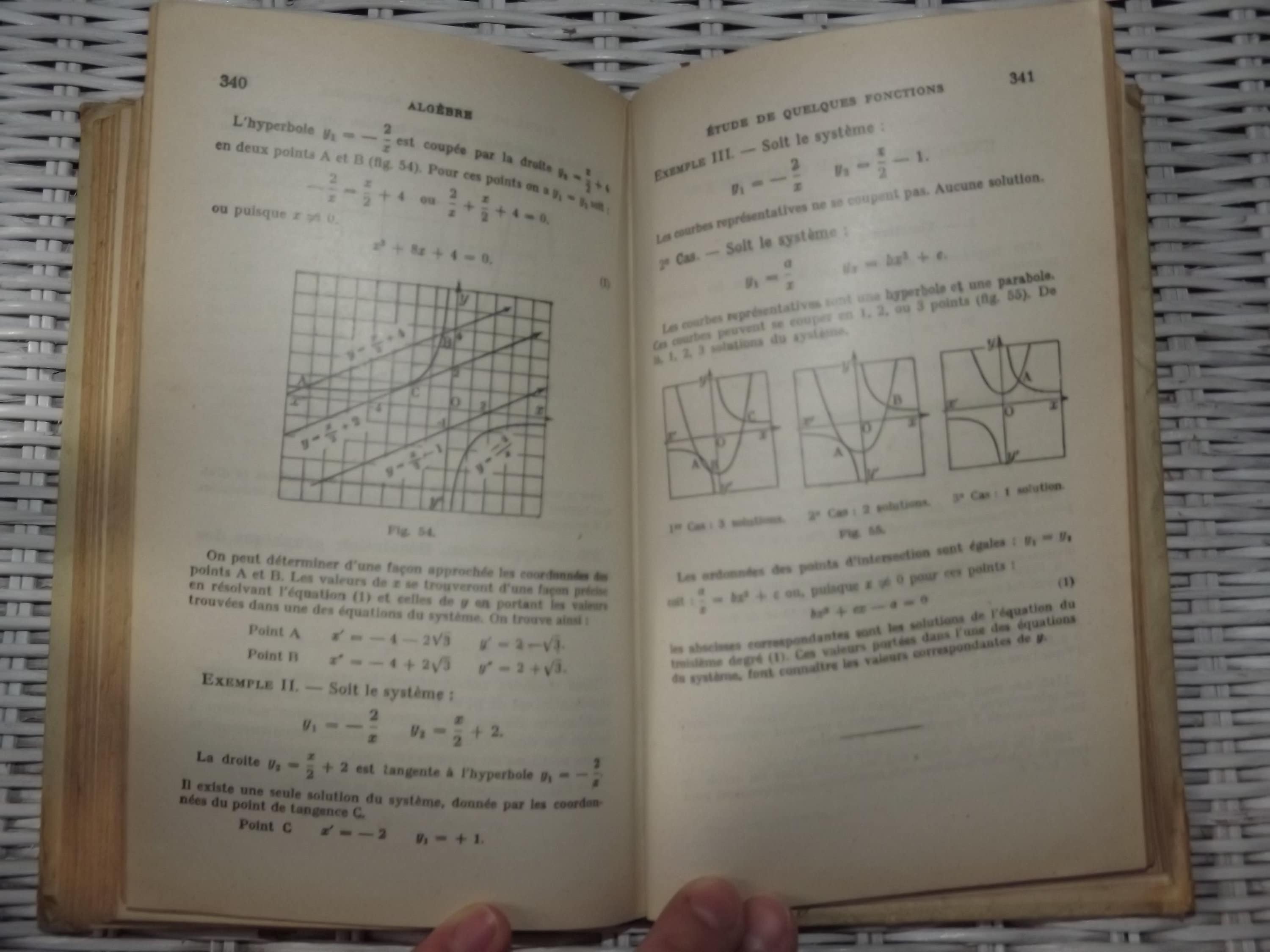 Vintage French Algebra and Trigonometry Book 1950 Math - Etsy