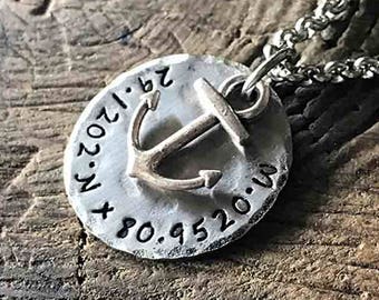 Engraved Anchor - Etsy