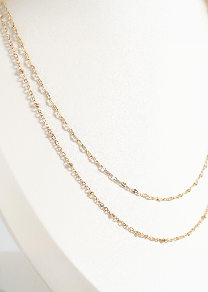 Lip Chain Necklace, 18K Gold PVD Stainless Steel Jewelry, Waterproof ...