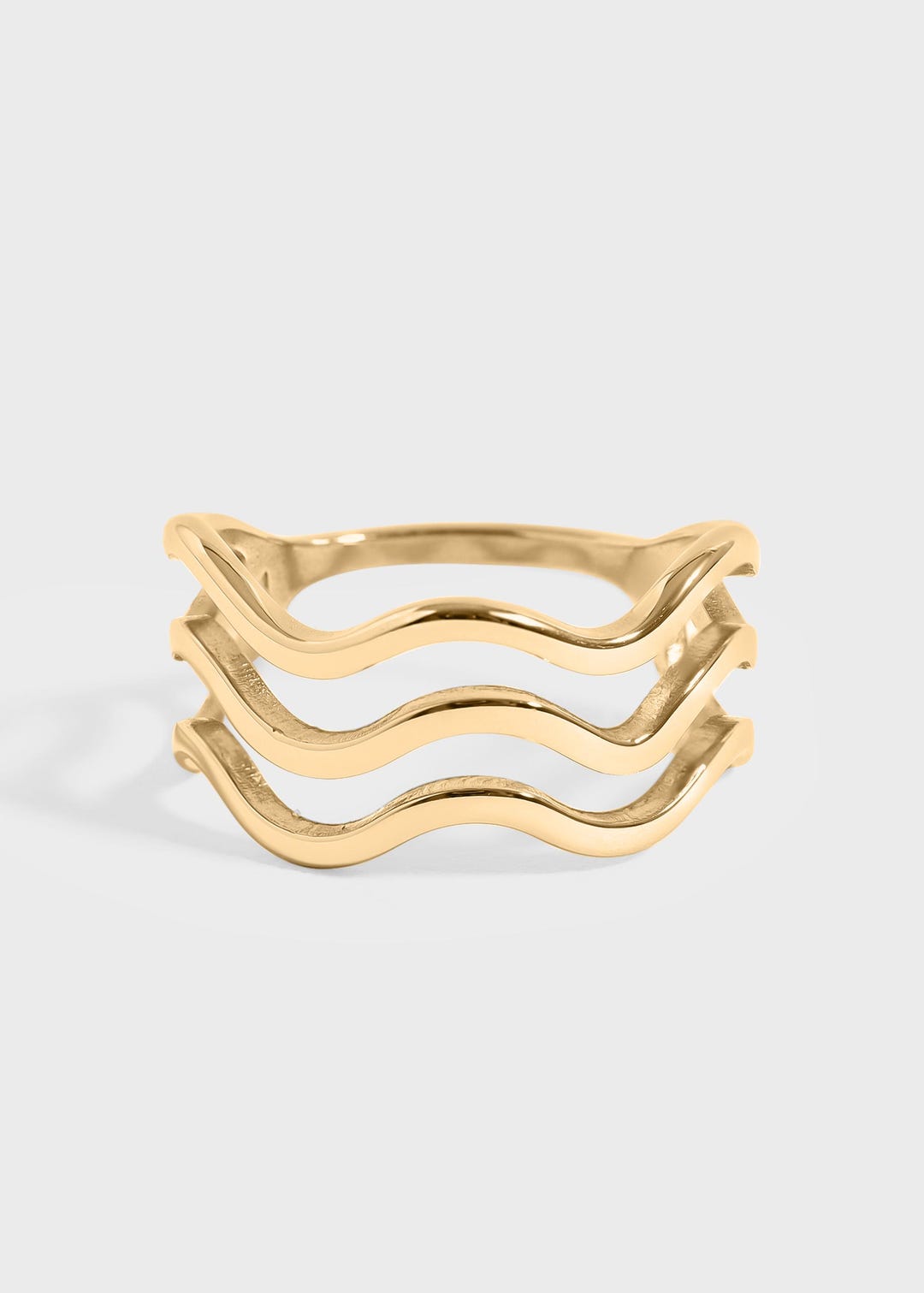 Triple Wave Ring - Etsy
