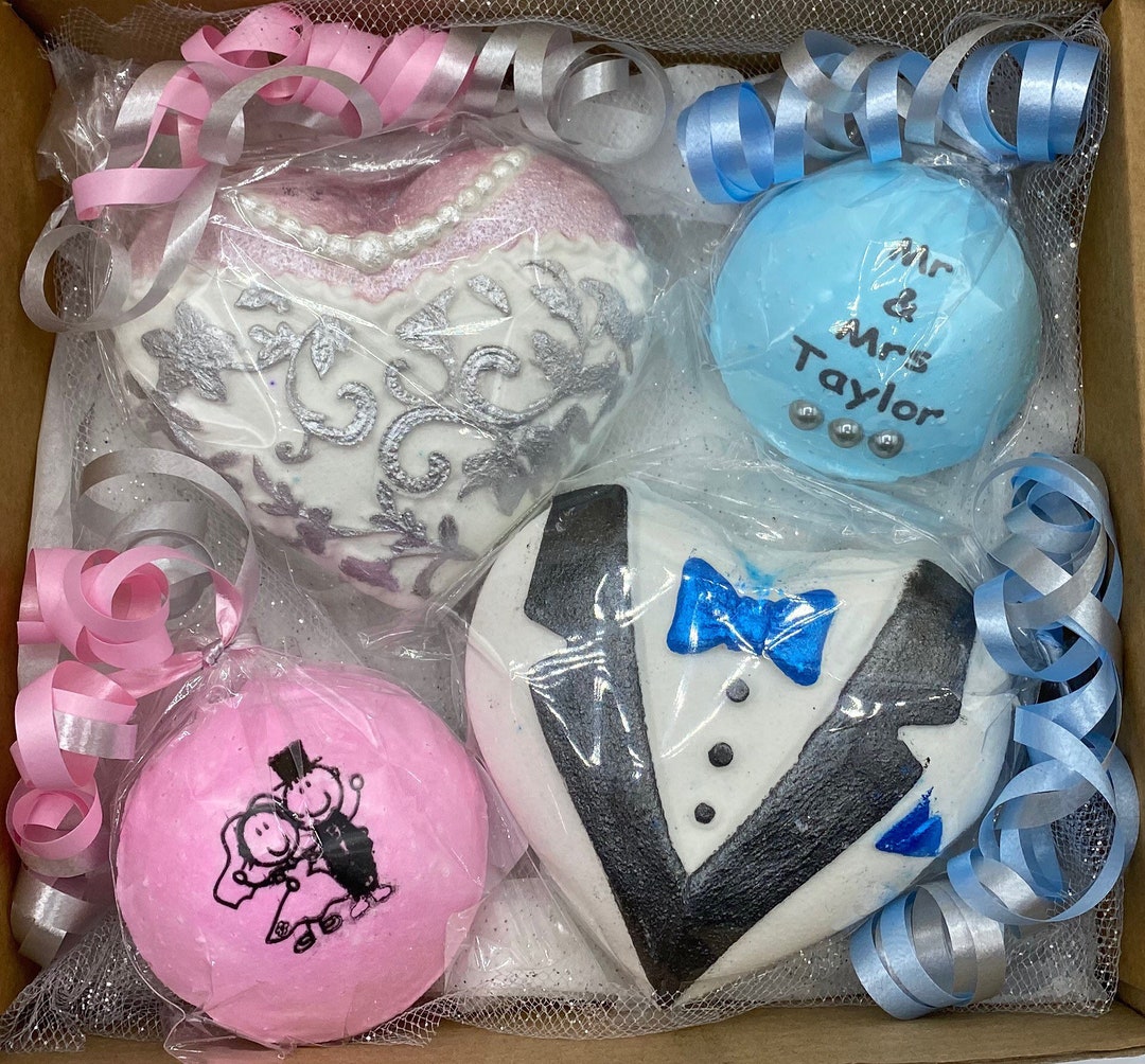Set de regalo de bombas de baño para novios - Etsy España