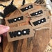 Woof Dog Gift Tags / Brown Kraft Card Labels / Handmade Foam Paper ...