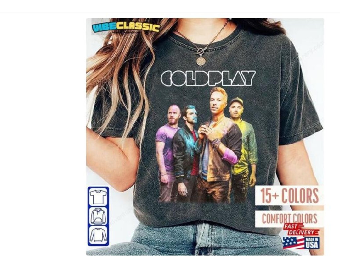 Coldplay World Tour 2025 Shirt Music Unisex Classic - Etsy
