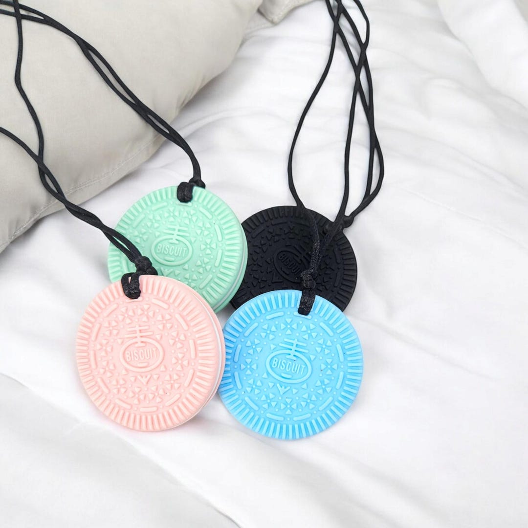 Chewelry Necklace, Cookie Necklace, Sensory, Stim, Fidget, Autism, Stim ...