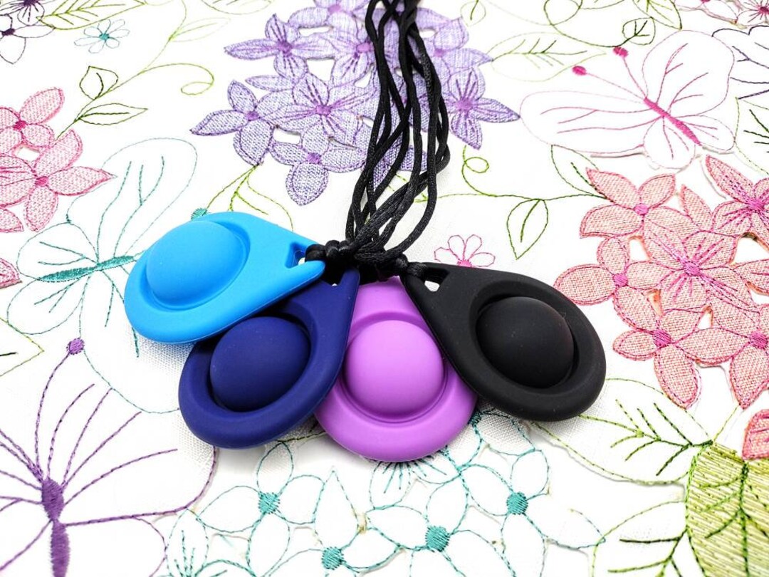 Chewelry, Popper, Stim Toy, Fidget Necklace, Adult Chewelry, Sensory ...