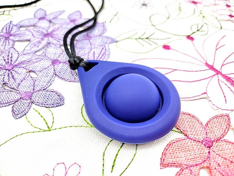 Chewelry Popper Stim Toy Fidget Necklace Adult Chewelry - Etsy