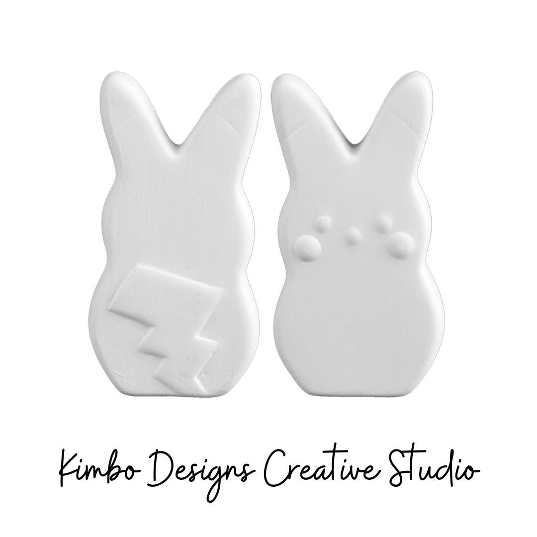 Unpainted DIY Ceramic Peekachu Peep, "peepachu", Bisque, Free Shipping ...