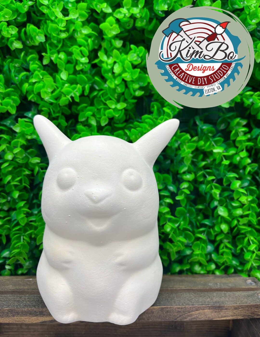 Unpainted DIY Ceramic Pikachu - Etsy