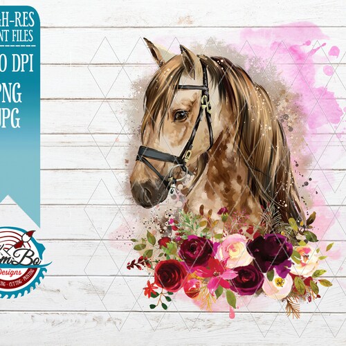 Hello Beautiful Horse PNG Instant Download Sublimation - Etsy