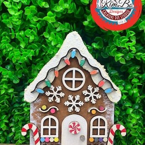 DIY Unpainted Wooden Gingerbread Houses Kit - Etsy