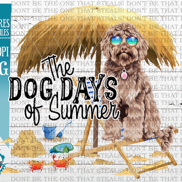 Dog Days of Summer Clipart - Etsy
