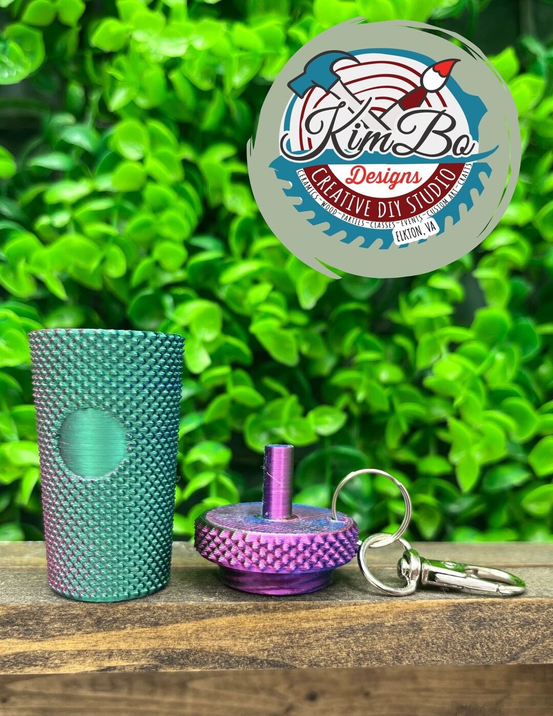 3D Printed Tumbler Cup Keychain With Storage - Etsy