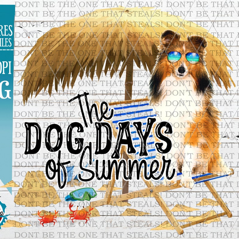 Dog Days of Summer Clipart - Etsy