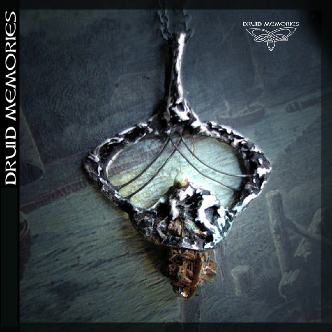 Goethite Pendant "dwarf Elise" - Druid Pendant, Druid Jewelry, Druid ...