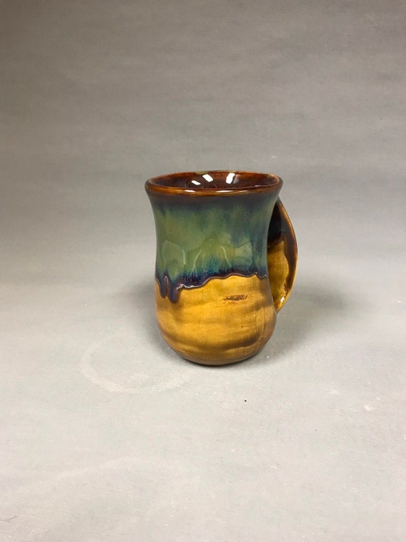 Handwarmer mug.Ceramic.Hug Mug.Pocket.Hand | Etsy
