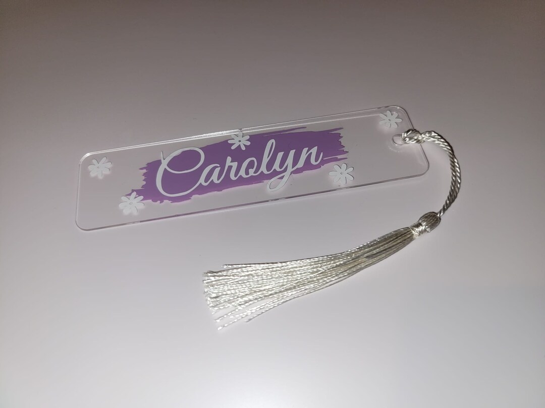 Cute Personalised Mini Bookmark With Matching Tassel Perfect Gift for ...