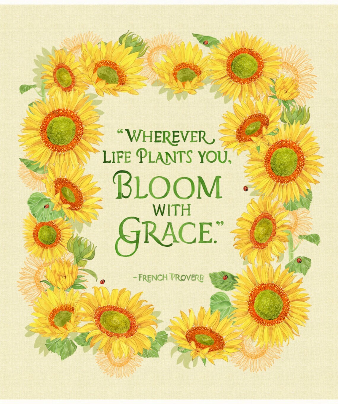 Solana Bloom Panel Cream 48687 - Etsy