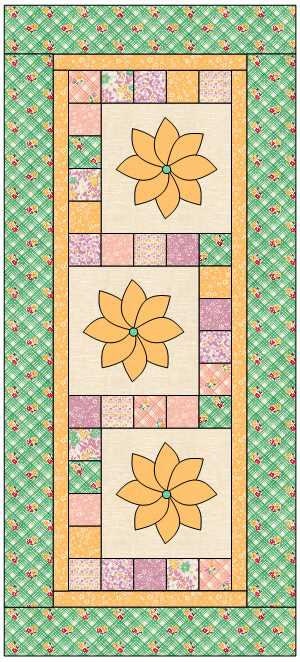 Paddy's Chain Table Runner - Pattern or Kit - Etsy