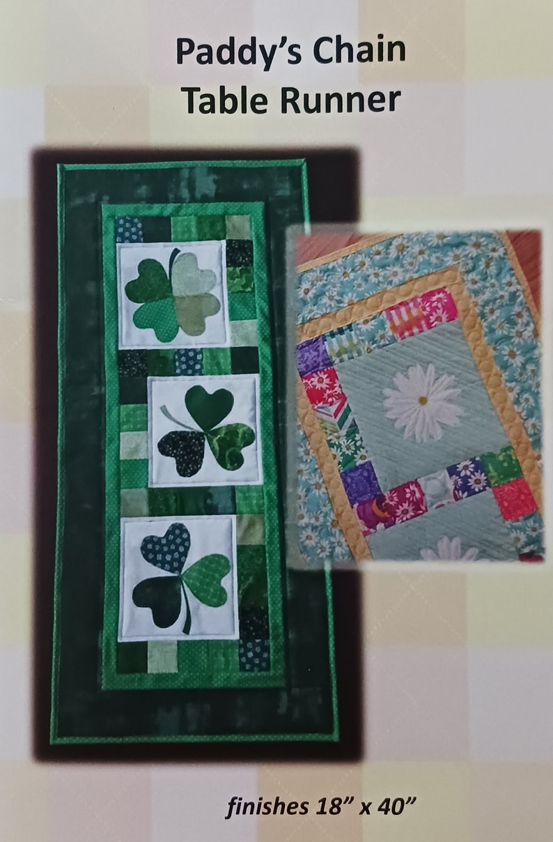 Paddy's Chain Table Runner Pattern or Kit - Etsy