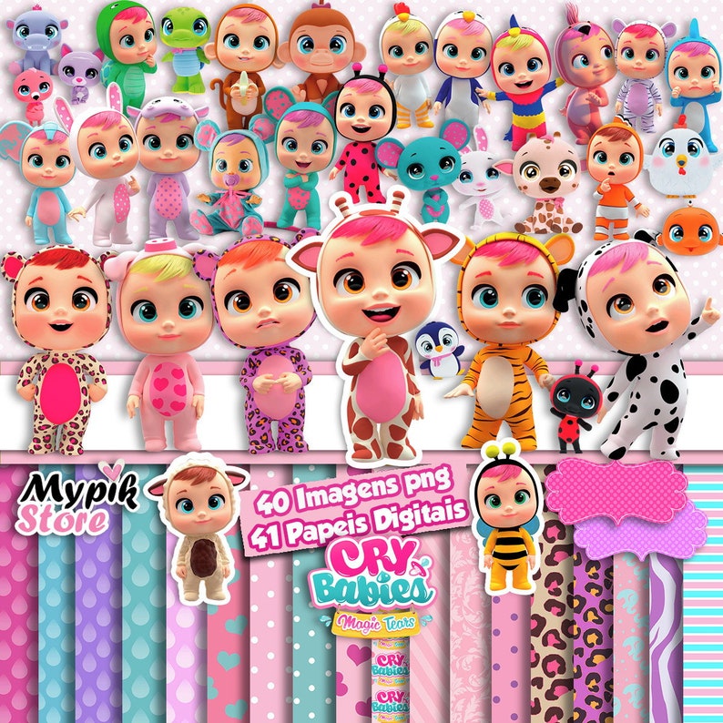 Cry Babies Clipart Cry Babies Paper Cry Babies PNG Cry Babies | Etsy