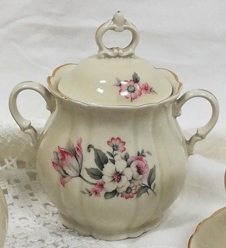 VERBANO LAVENO Italy Coffee Service x 8 People Porcelain | Etsy