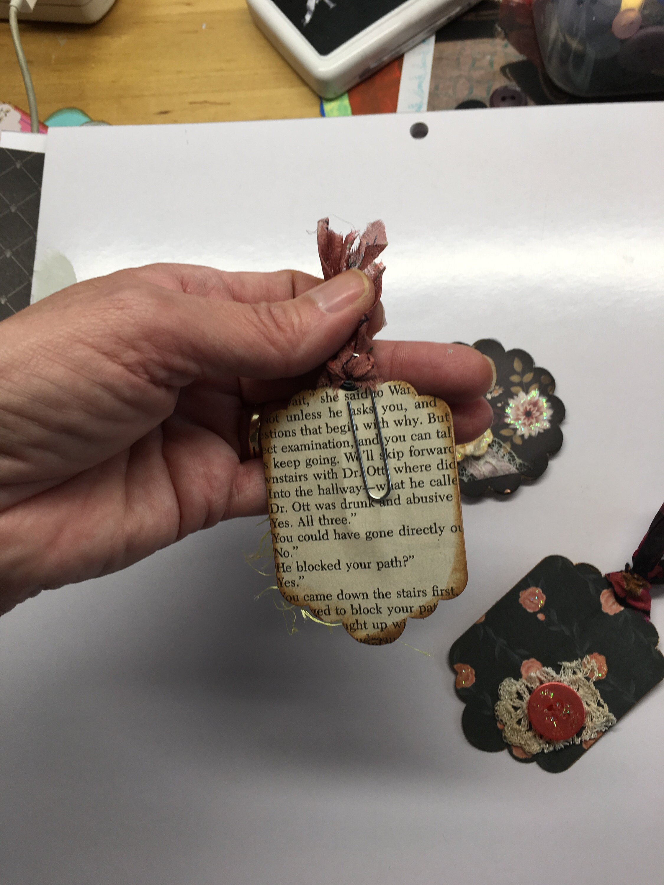 Altered Paper Clips Journal Acessories Planner Junk - Etsy