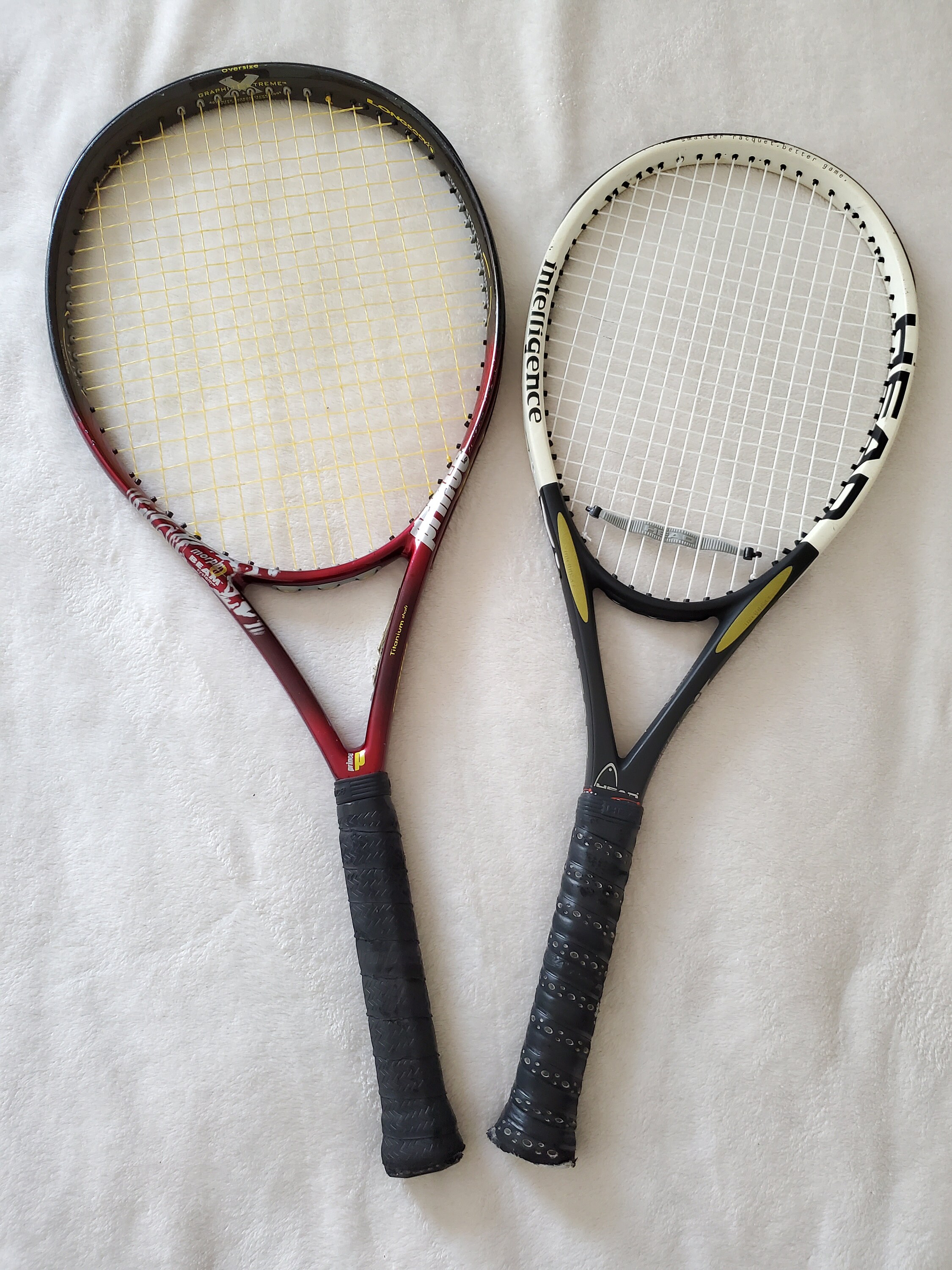 Vintage Tennis Rackets/racquets Head Prince With Cover Set of 2 - Etsy