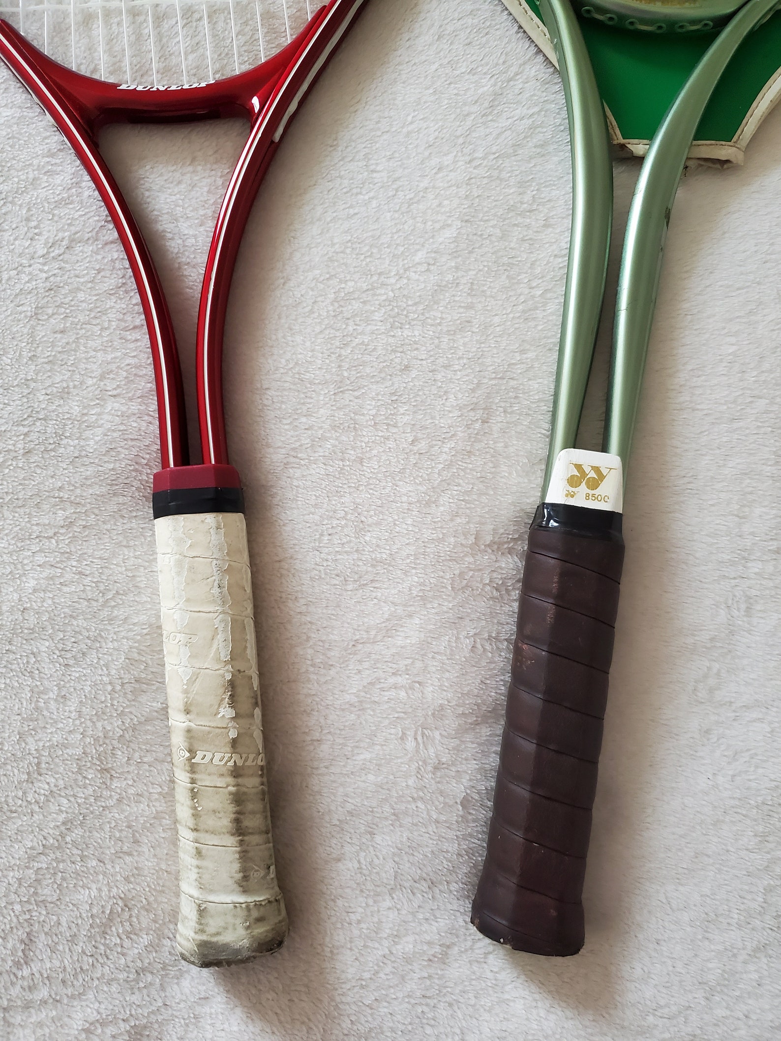 Vintage Tennis Rackets/racquets Dunlop Yonex YY 8500 With Cover Set of ...