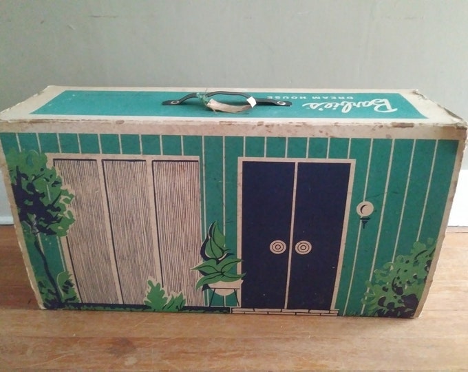 Vintage Cardboard Barbie Dream House Teen Barbie Play House 1960s Collectible Etsy