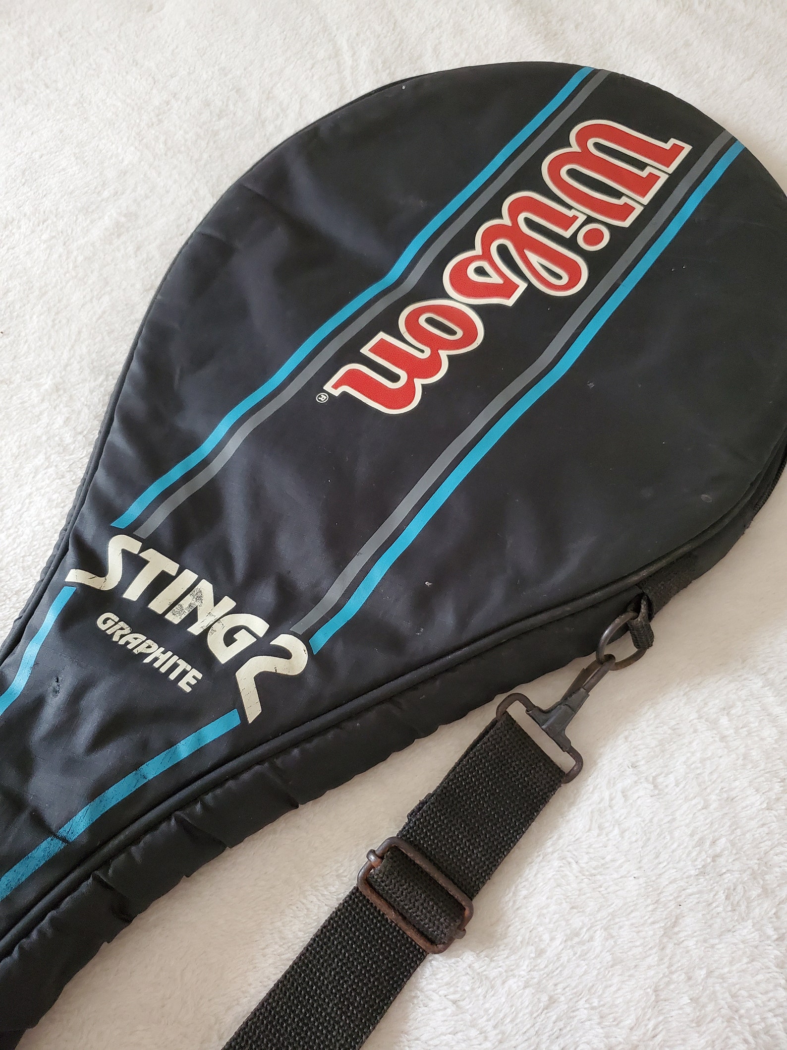 Vintage Tennis Rackets/racquets Wilson APT MID Wilson Cobra With Cover ...