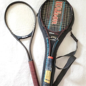 Vintage Tennis Rackets/racquets Wilson APT MID Wilson Cobra With Cover ...
