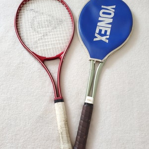Vintage Tennis Rackets/racquets Dunlop Yonex YY 8500 With Cover Set of 2 - Etsy