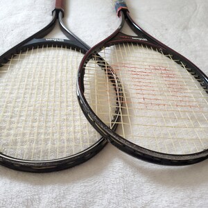 Vintage Tennis Rackets/racquets Wilson APT MID Wilson Cobra With Cover ...