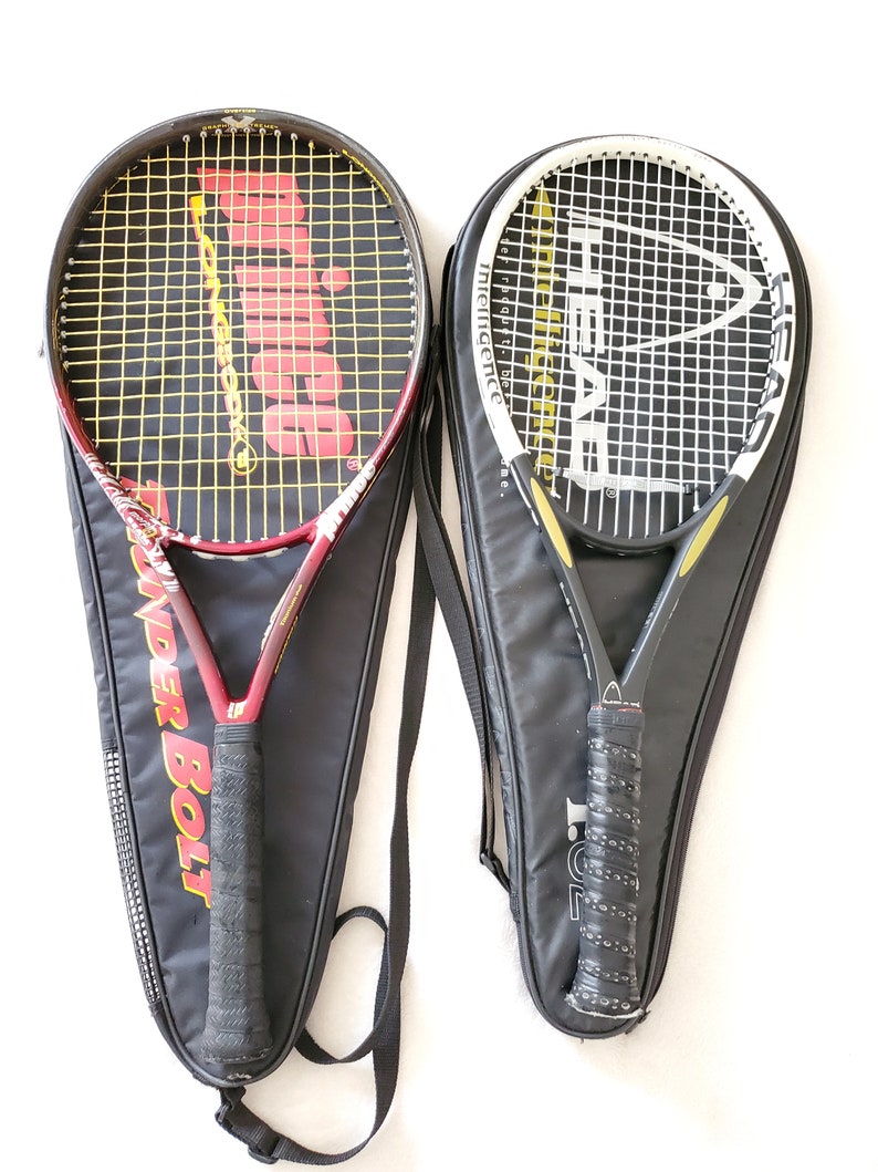Vintage Tennis Rackets/racquets Head Prince With Cover Set of 2 - Etsy