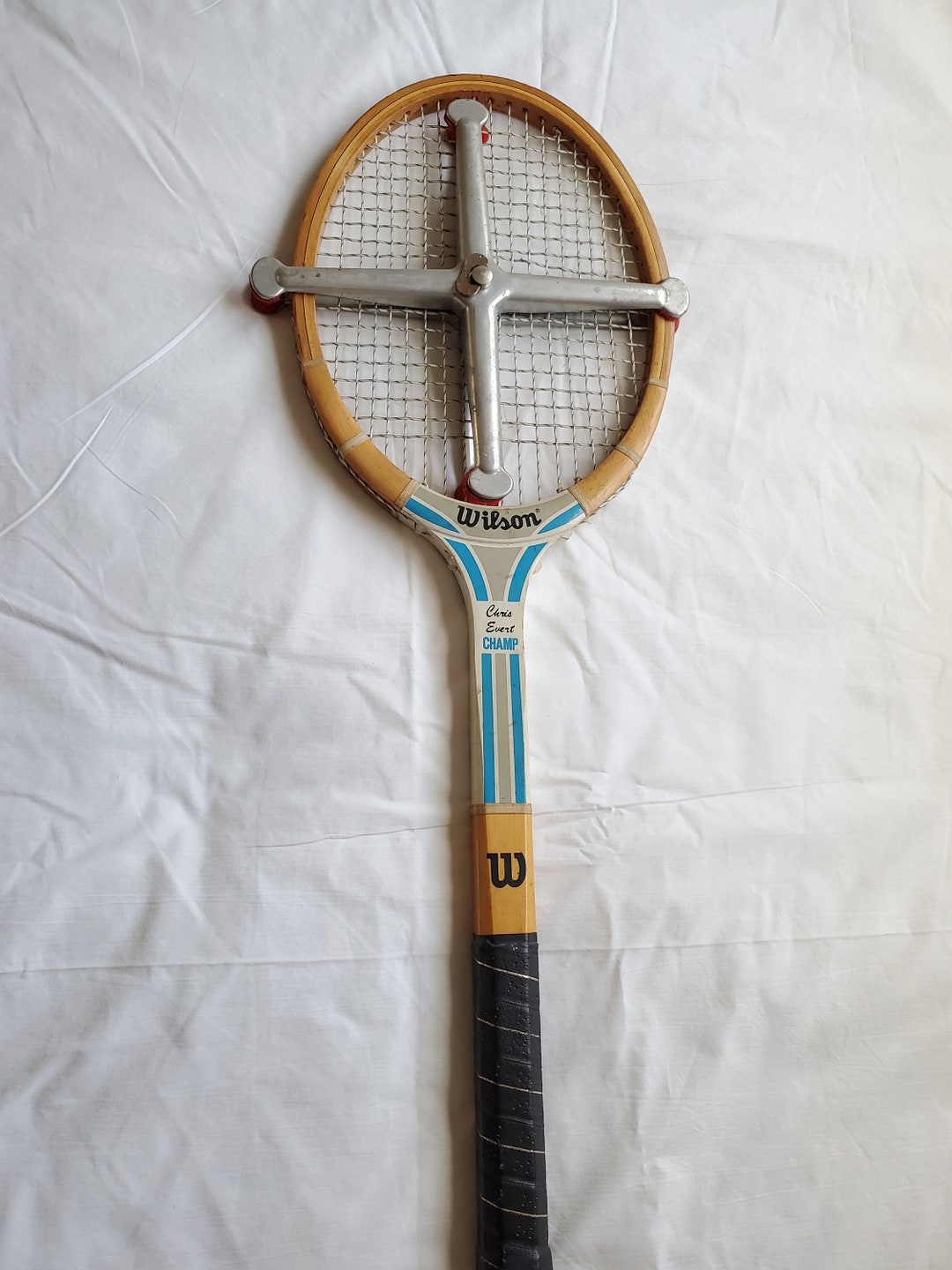 Vintage Wooden Tennis Racket/racquet Wilson Chris Evert Champ With ...