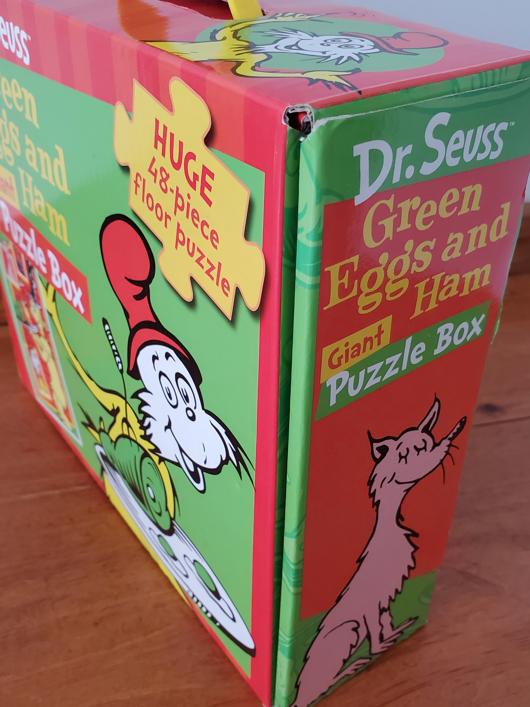 Dr Seuss Giant Puzzle Green Eggs and Ham - Etsy