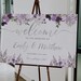 Lavender Welcome Sign Wedding Welcome Sign Template - Etsy
